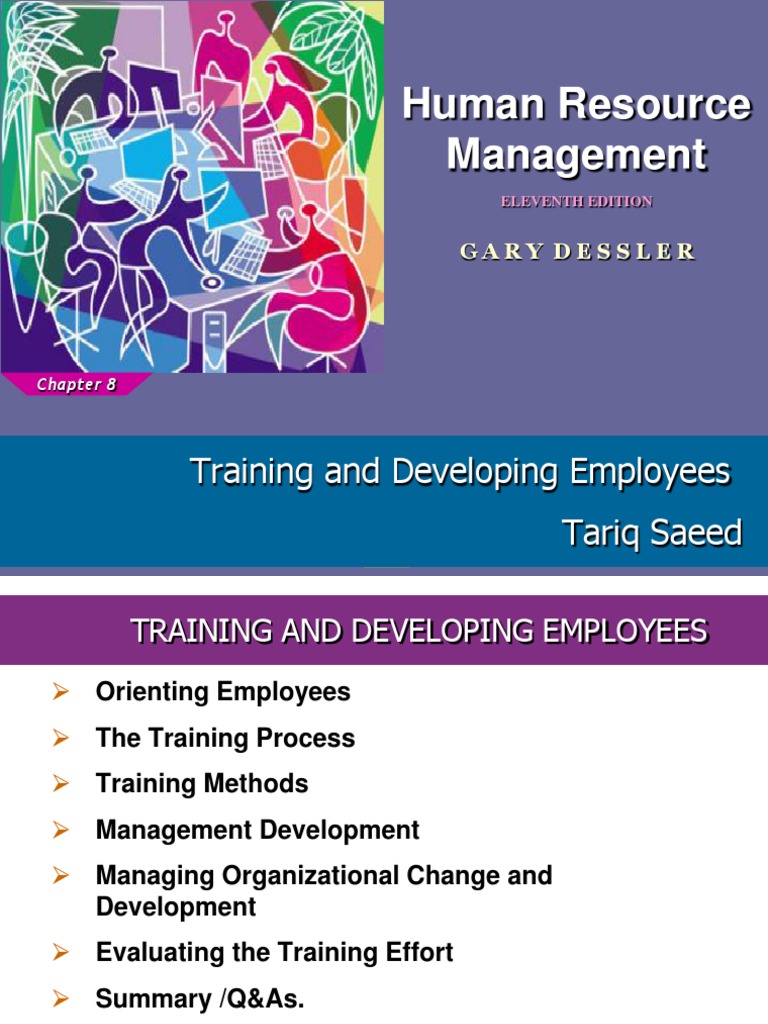 Human Resource Management: Training and Developing Employees Tariq ...