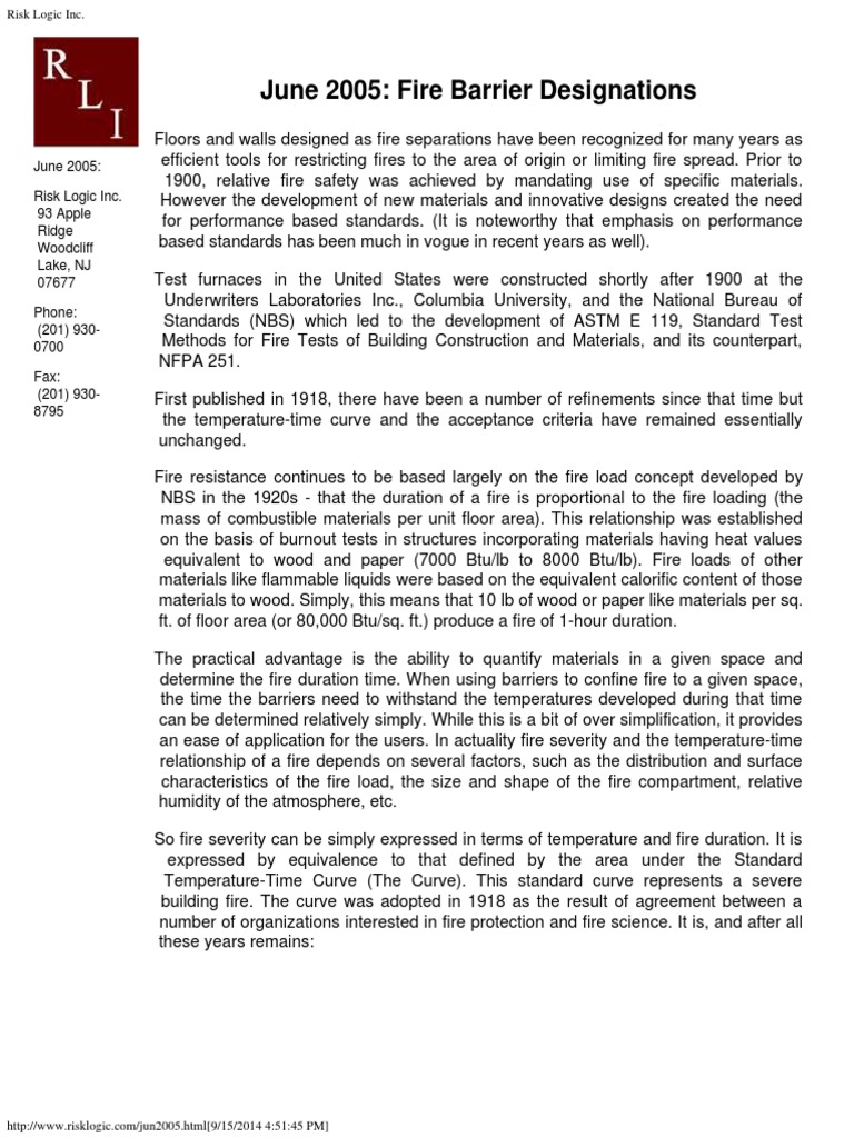 Risk Ul 2079 1476 Curves History | PDF | Flammability | Heat Transfer