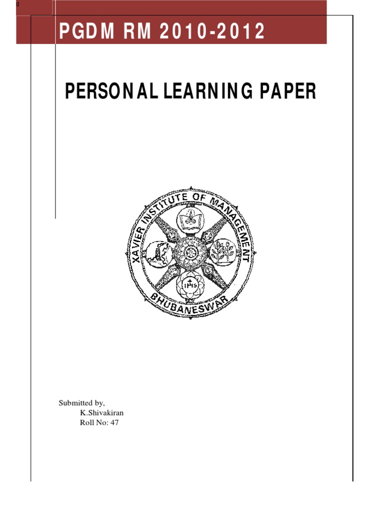 Personal Learning Paper | Download Free PDF | Mulch | Irrigation