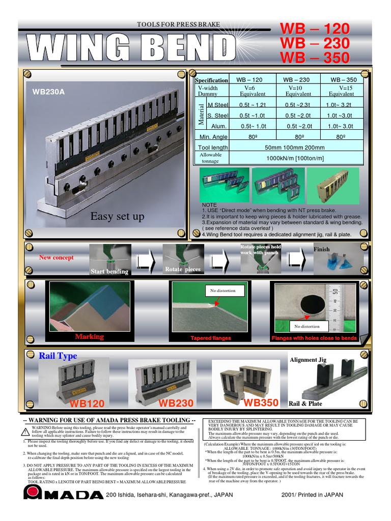 Wing Bend Flyer | PDF | Mechanical Engineering | Industries