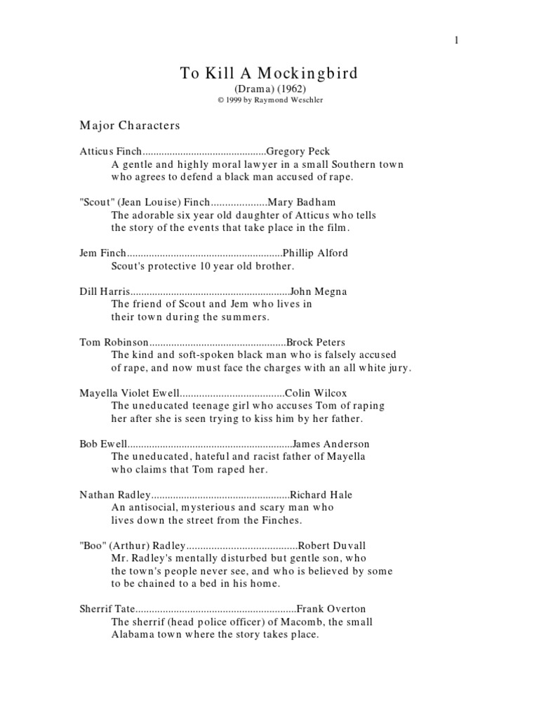 To Kill A Mockingbird | PDF | To Kill A Mockingbird | Witness