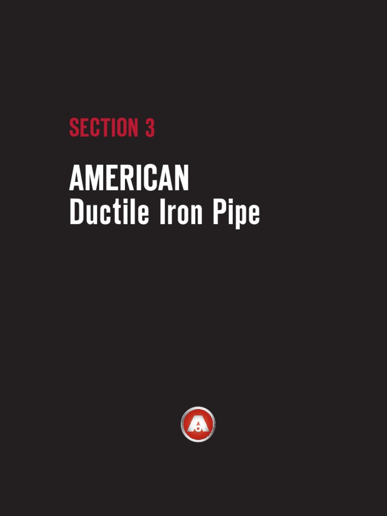 Awwa c600 | PDF | Ultimate Tensile Strength | Pipe (Fluid Conveyance)