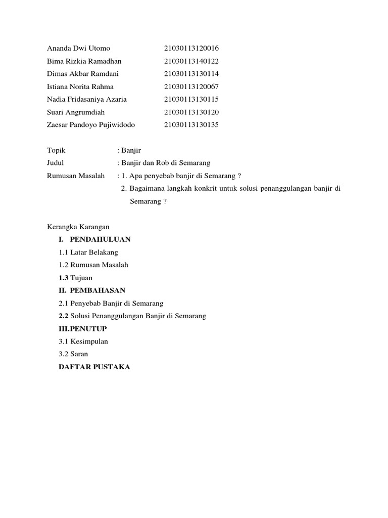 Ananda Dwi Utomo21030113120016 | PDF