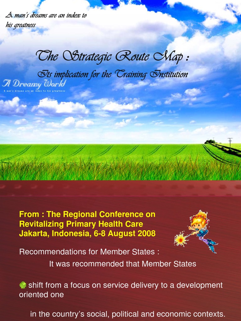 The Strategic Route Map (SRM) by DR Amorn Nontasut | PDF | Strategic ...