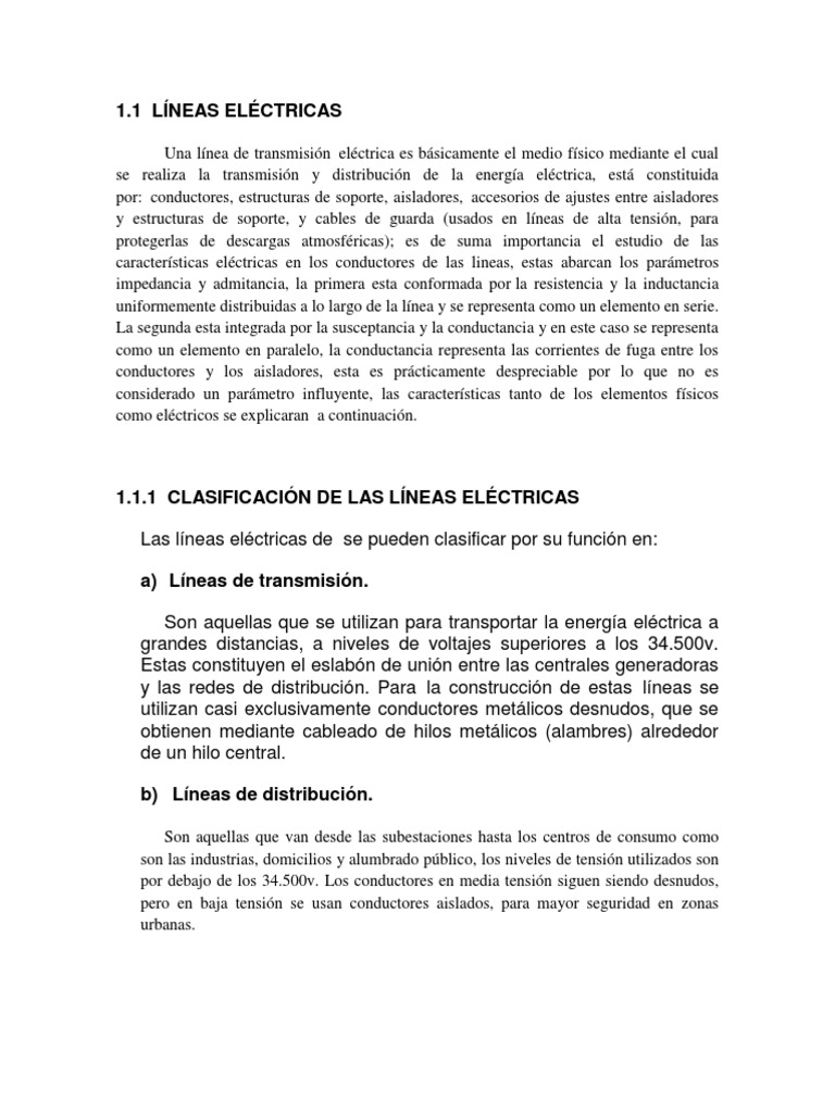 Lineas Primarias | PDF | Cobre | Conductor electrico