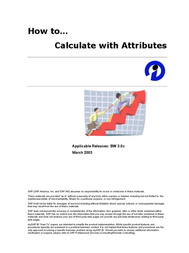 How To Calculate With Attributes | PDF