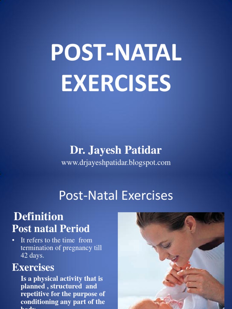 Post Natal Exercises | PDF | Abdomen | Breathing