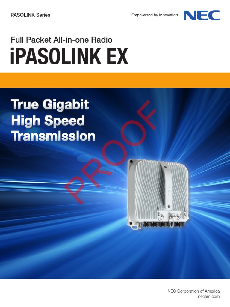 Ipasolink Ex Datasheet | PDF | Lte (Telecommunication) | Physical Layer ...