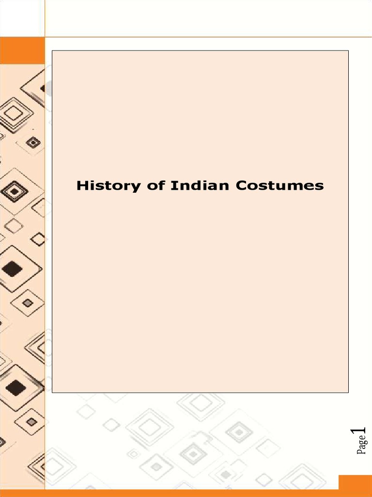 History of Indian Costume | PDF | Jewellery | Dyeing