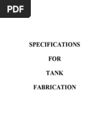 Storage Tank Fabrication Standards | PDF | Welding | Construction