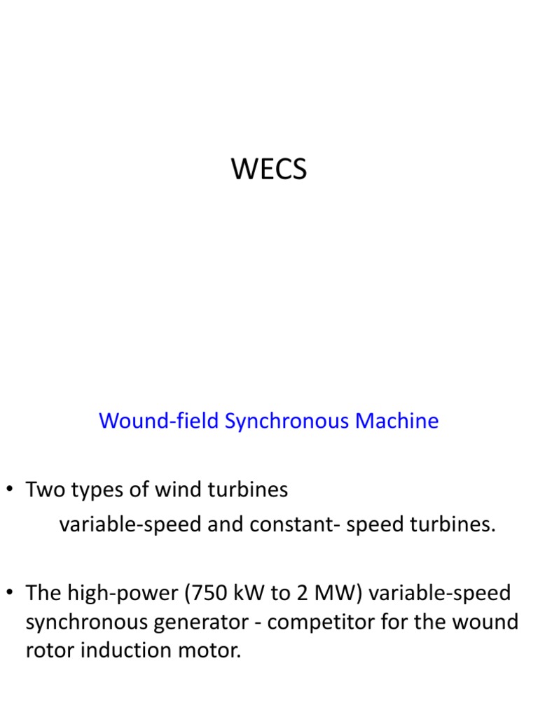 Wound Field Machine | PDF