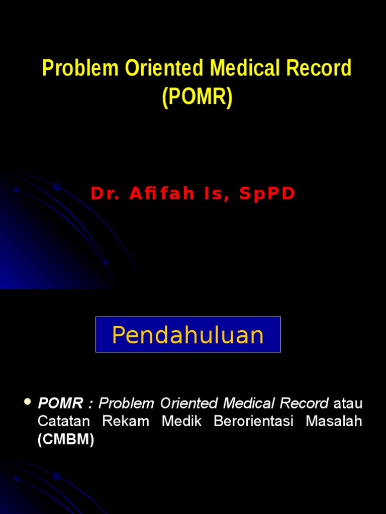 POMR | PDF