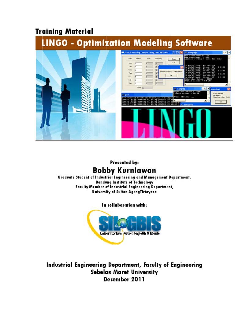 Lingo Optimization Guide for Students | PDF