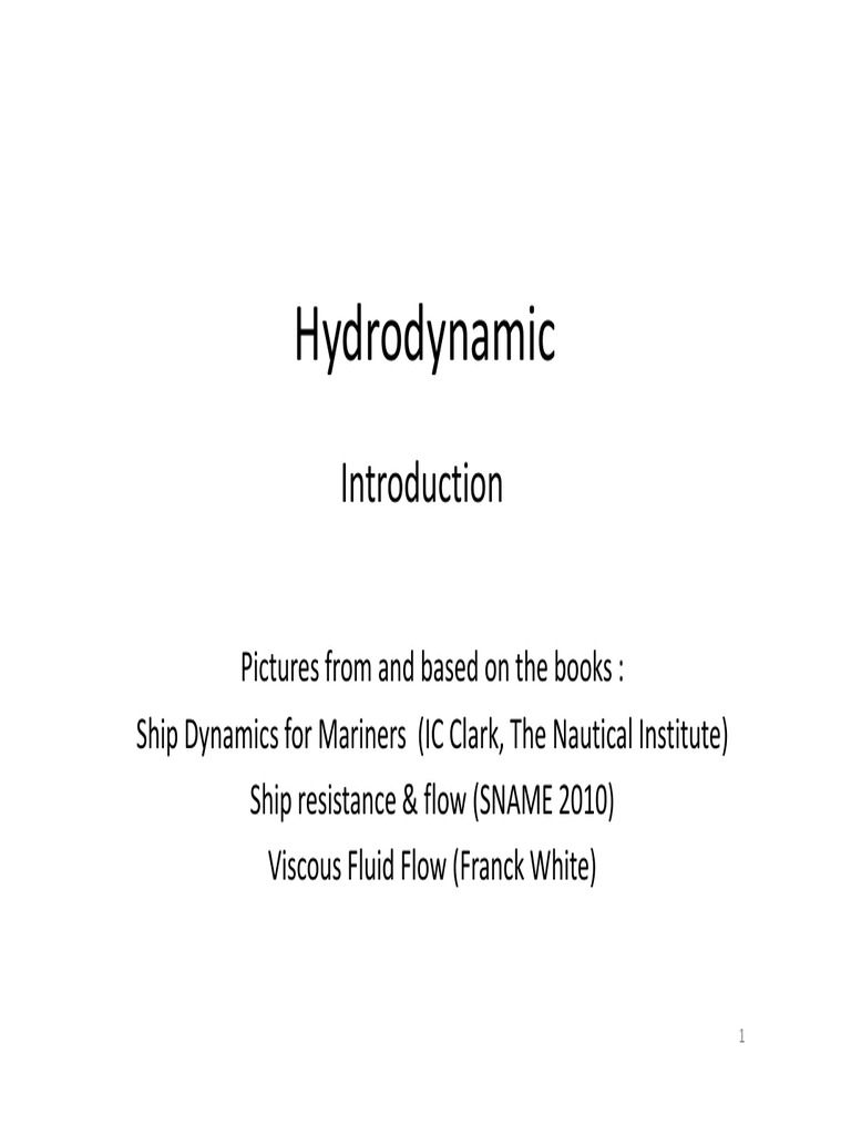 Hydrodynamic | PDF | Reynolds Number | Drag (Physics)