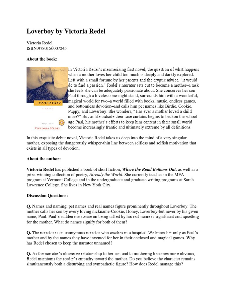 Loverboy: A Mother's Obsession | PDF | Narration