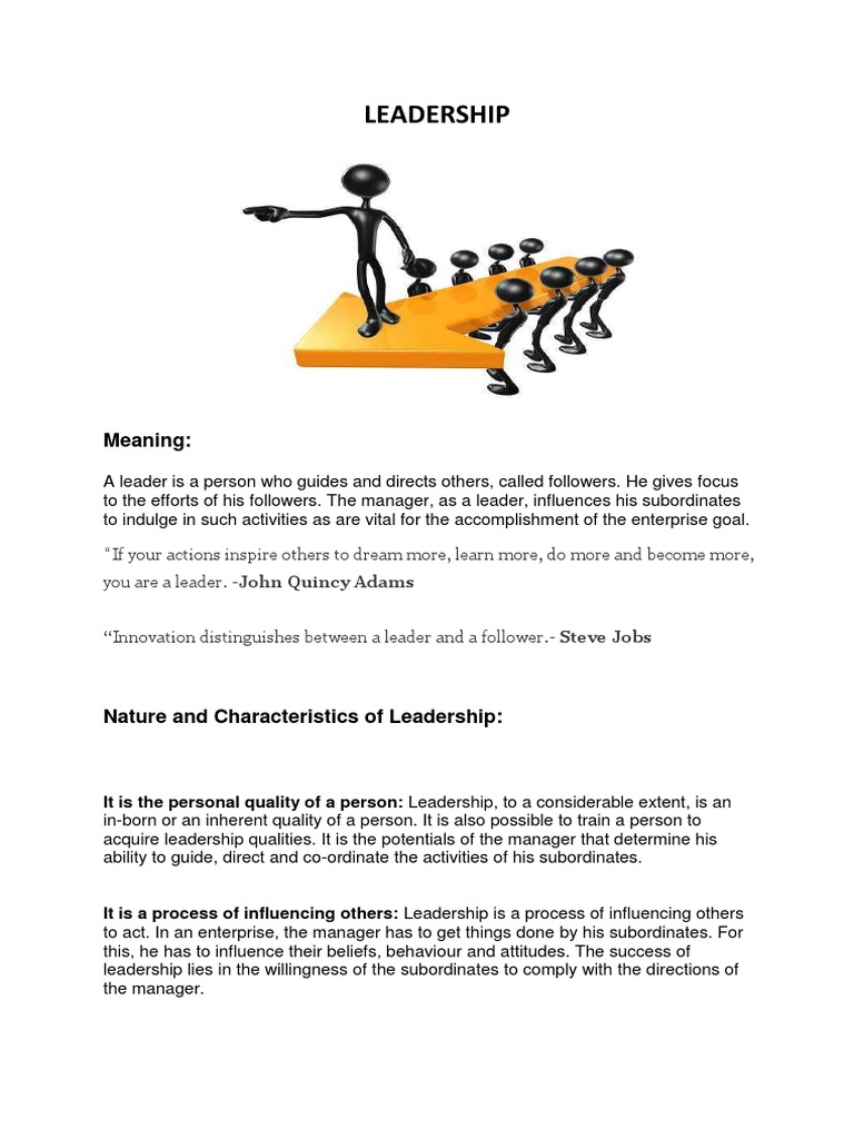 Types of Leadership Qualities With Examples | PDF | Mark Zuckerberg ...