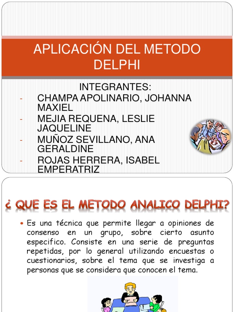 Aplicación Del Metodo Delphi | PDF | Science | Tecnología (general)
