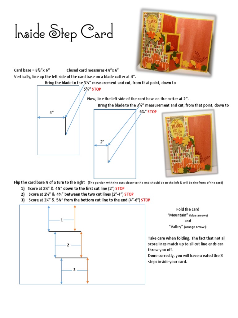 Inside Step Card - Instructions | Download Free PDF | Leisure