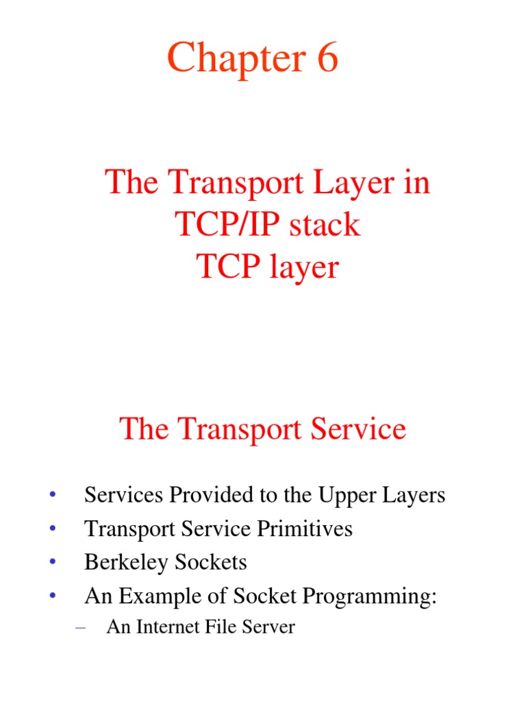 Berkeley Sockets And Tcp Udp Code Pdf Network Socket Transmission Control Protocol