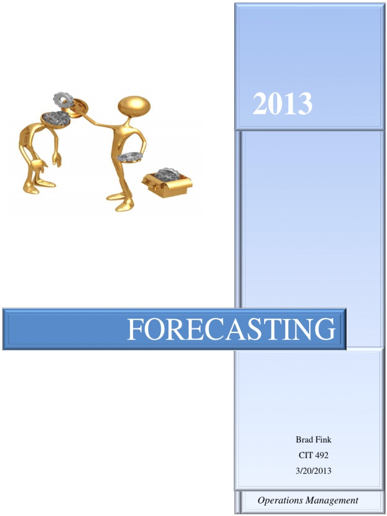Forecasting for Operations Management | PDF | Moving Average | Forecasting