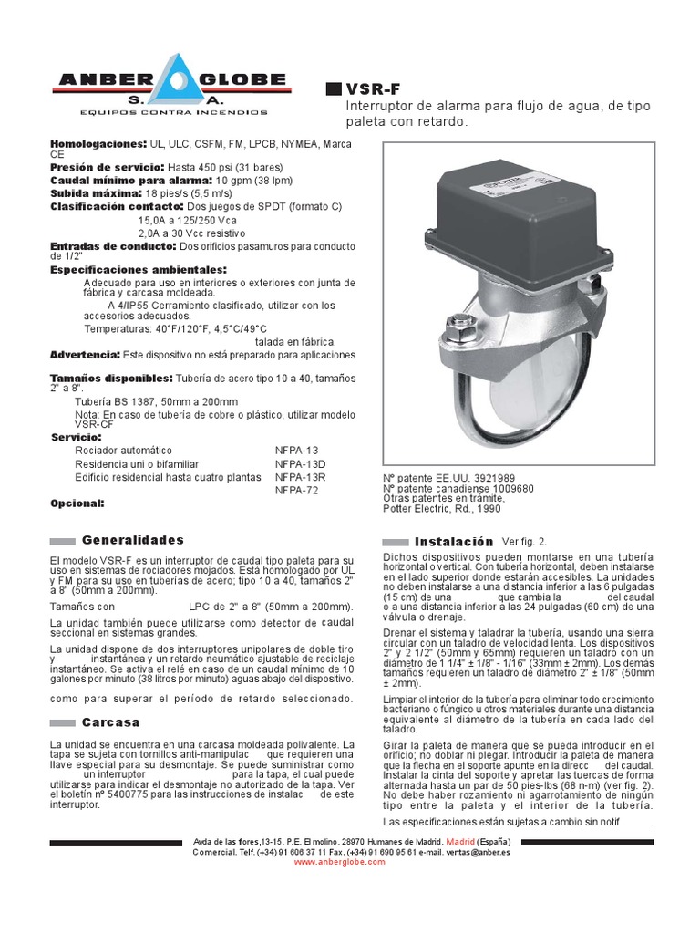 Detector de Flujo de Agua | PDF | Perforar | Tubería (transporte de ...