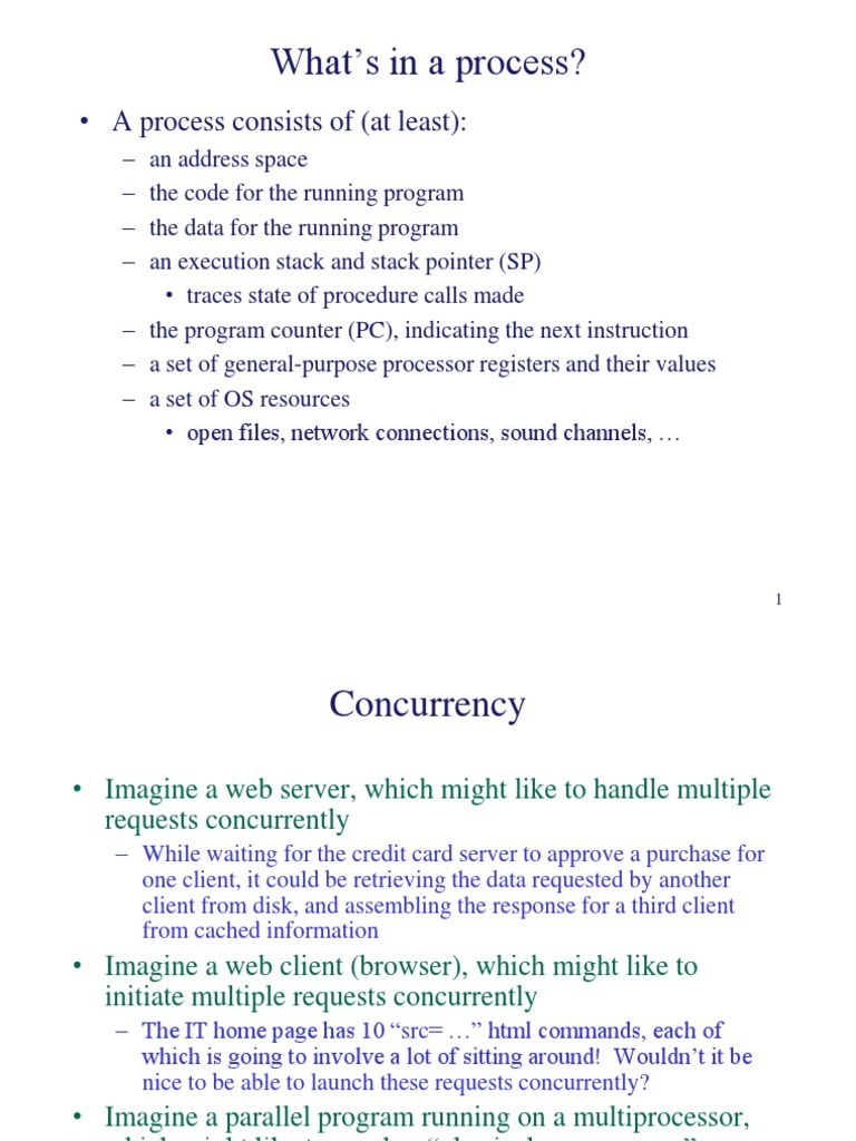 Operating System 4 | PDF | Thread (Computing) | Process (Computing)