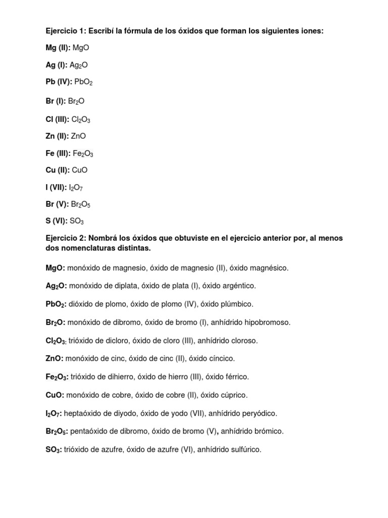 QUIMICA | PDF | Hidróxido | Cloro