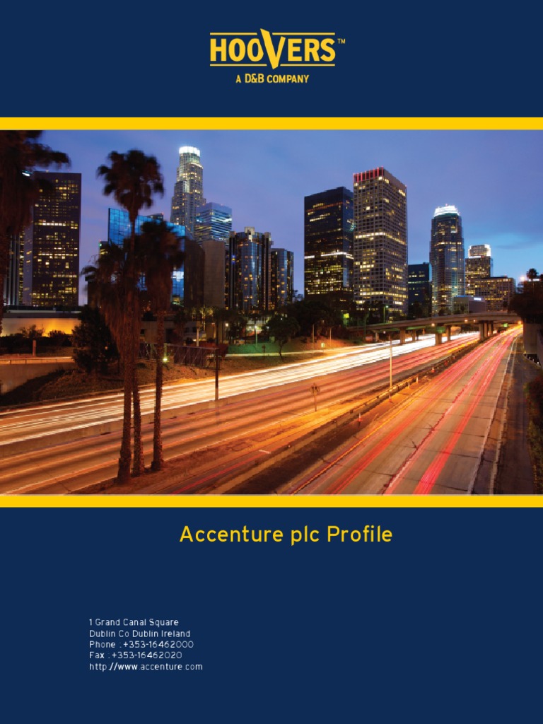 Accenture Report | PDF | Chief Financial Officer | Chief Executive Officer