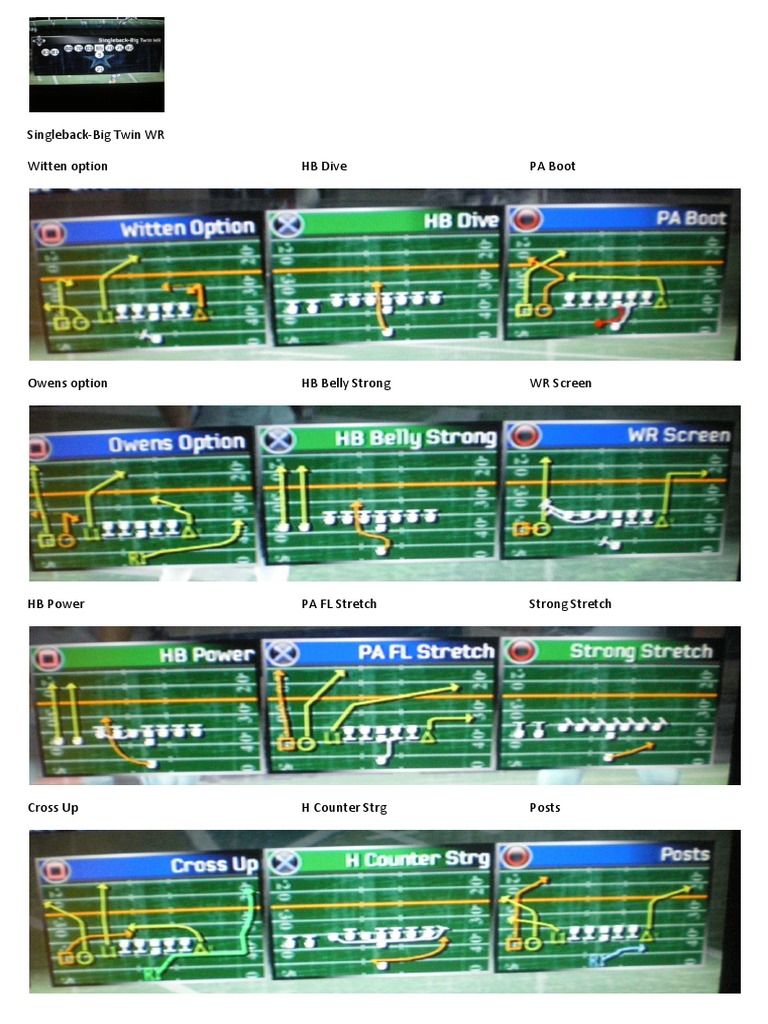 Playbook Overview: Offensive Formations, Plays, and Strategies for the ...