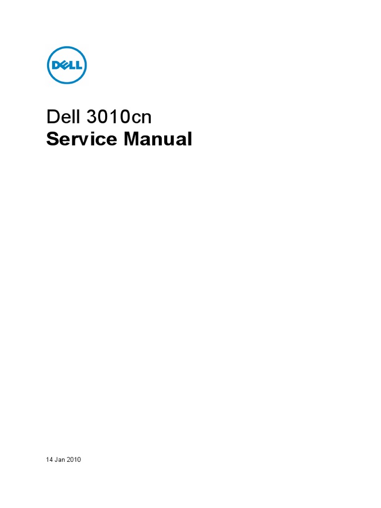 Dell 3010cn Full Manual | PDF | Windows 2000 | Printer (Computing)