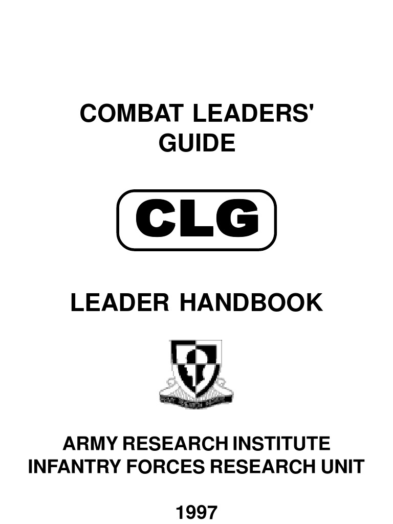 Combat Leaders Guide (Leader Handbook 1997) | PDF | Reconnaissance ...