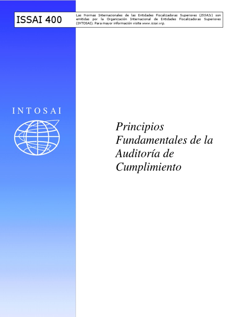 Issai-400-S-new Principios Fundamentales de La Auditoría de ...