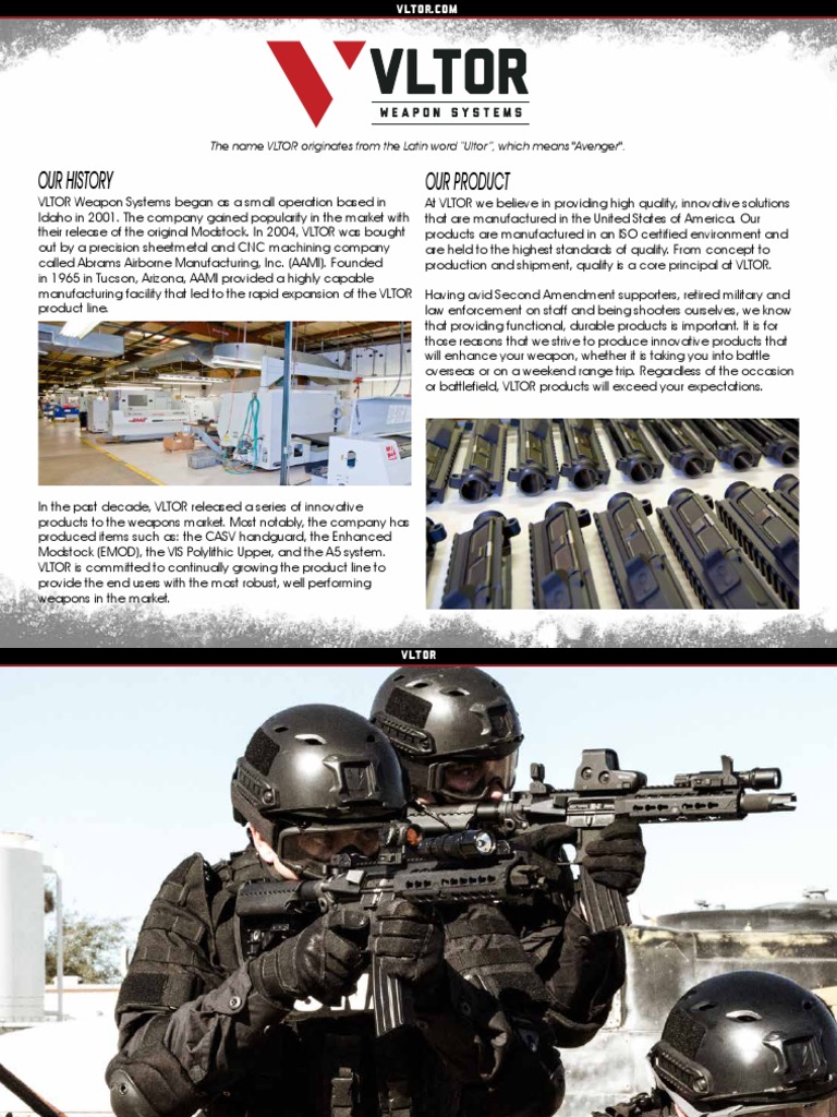 Vltor Catalog 2014 | PDF | Personal Weapons | Firearms