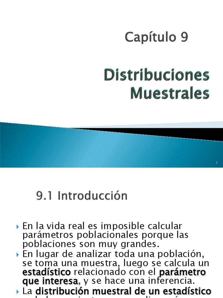 Distribución Muestral | PDF | Muestreo (Estadísticas) | Media