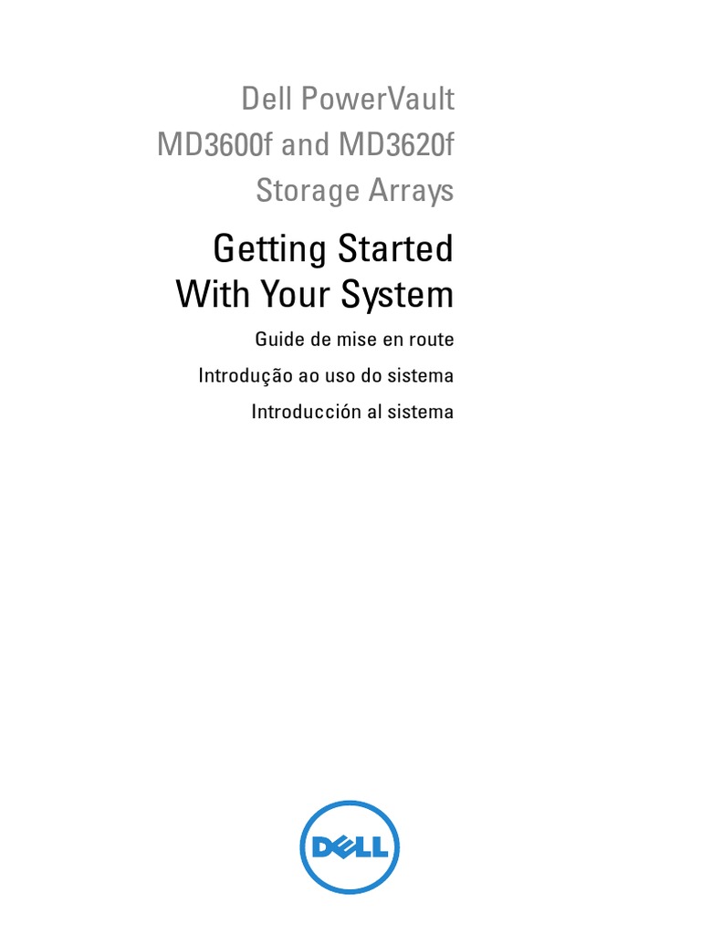 Dell Powervault MD3600f Setup Guide | PDF | Computer Engineering ...