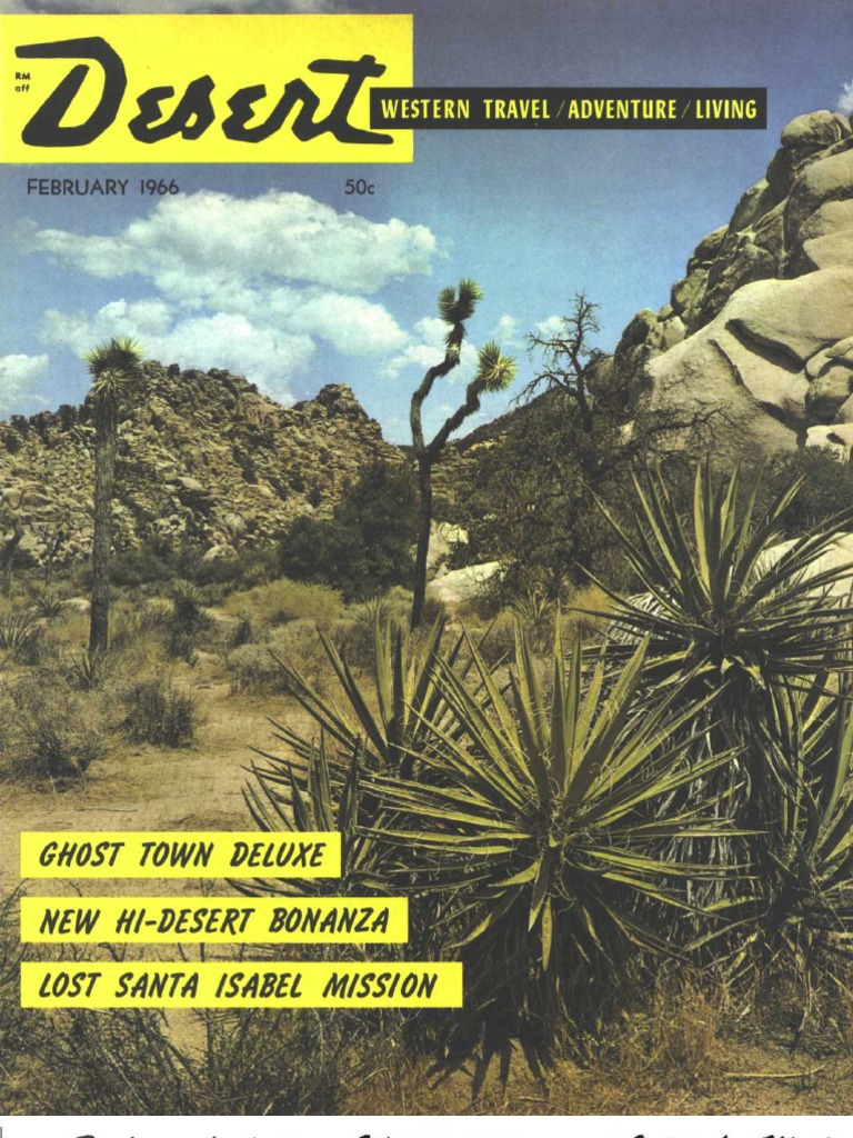 196602 Desert Magazine 1966 February | Arizona | California