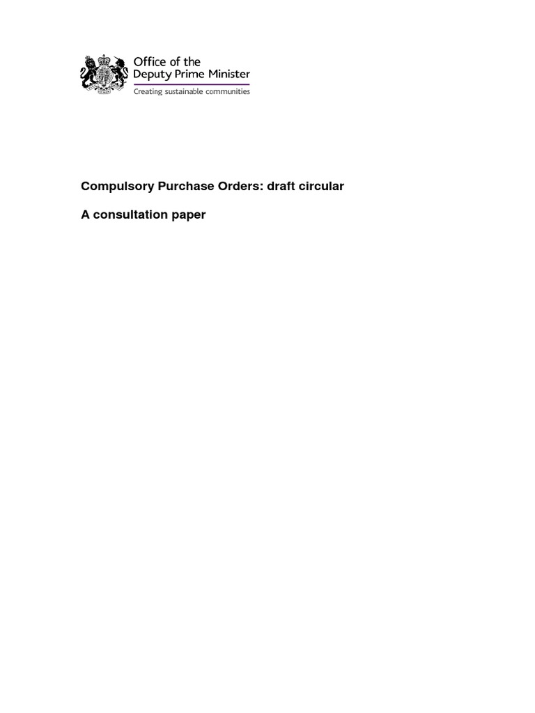 Draft Circular 2004 | PDF | Eminent Domain | Alternative Dispute Resolution