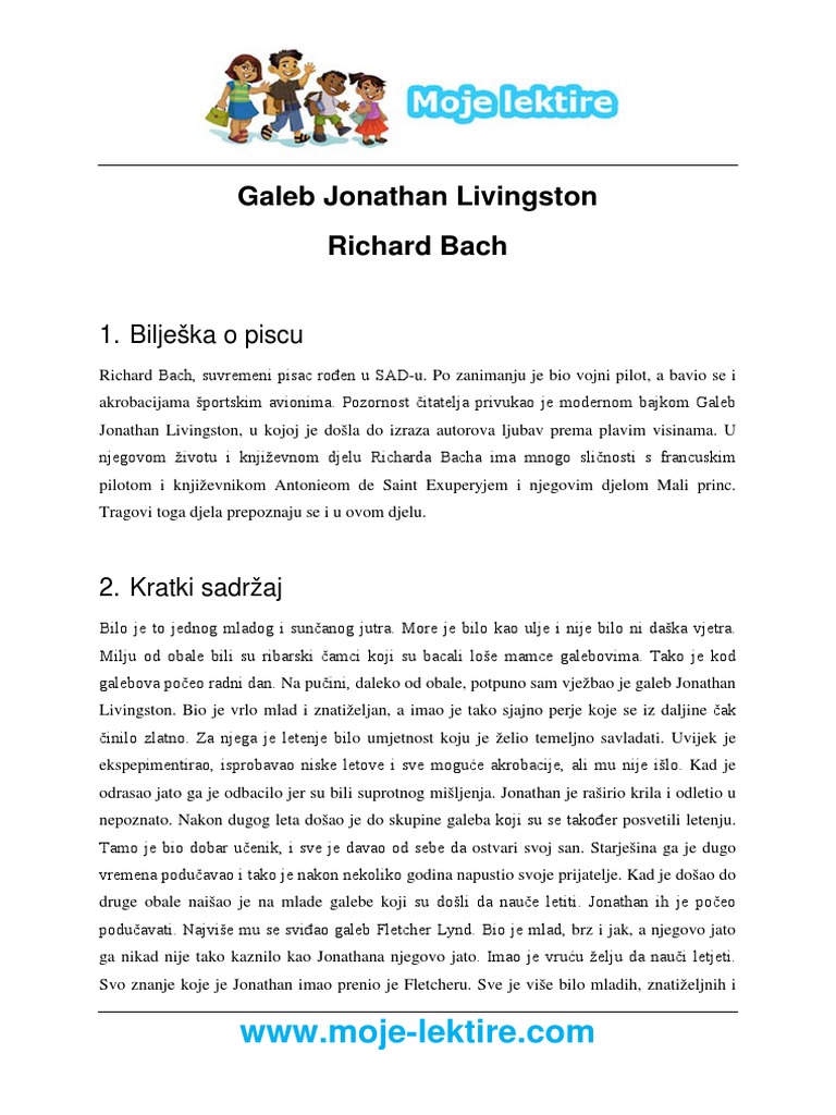Richard Bach Galeb Jonathan Livingston 02 | PDF