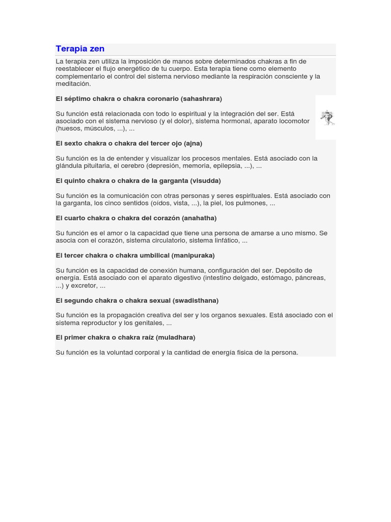 Terapia Zen | PDF | Religión y espiritualidad