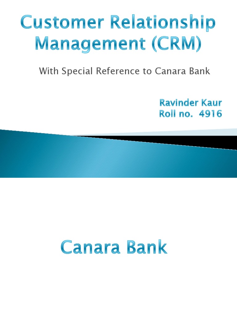 CRM | PDF | Customer Relationship Management | Banks