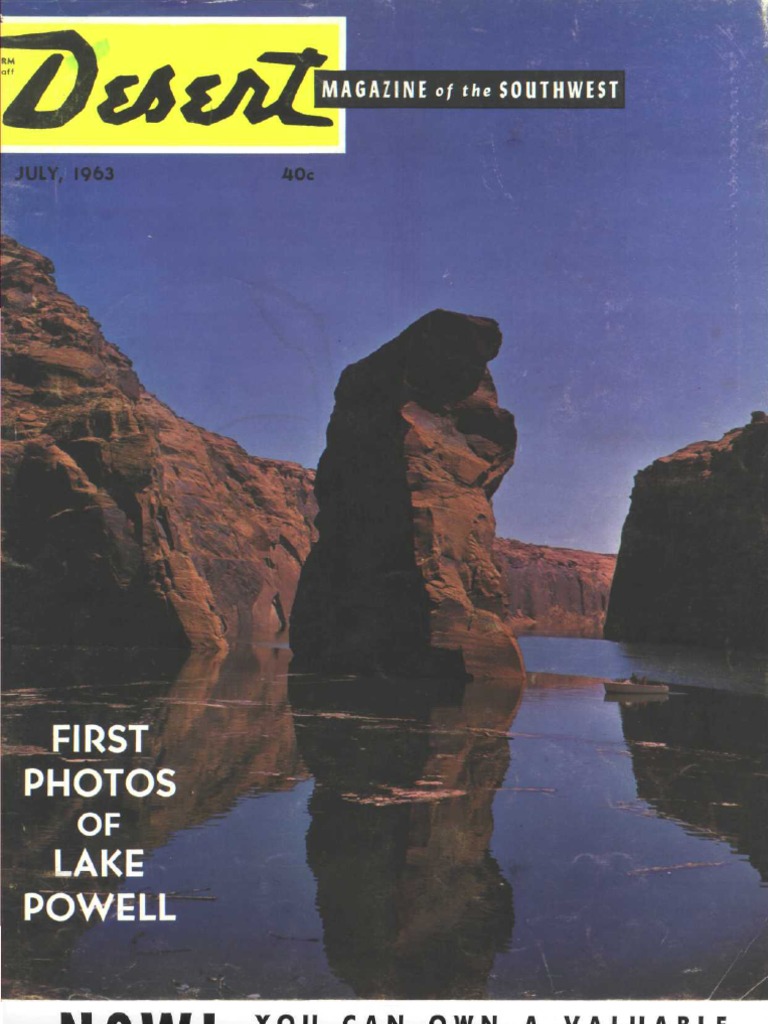 Desert Magazine 1963 July | PDF | Las Vegas | Tire