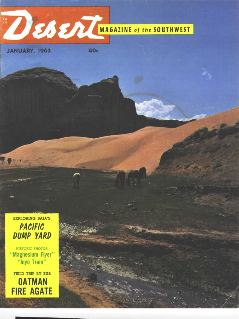 Desert Magazine 1963 January | PDF | Las Vegas | Colorado River