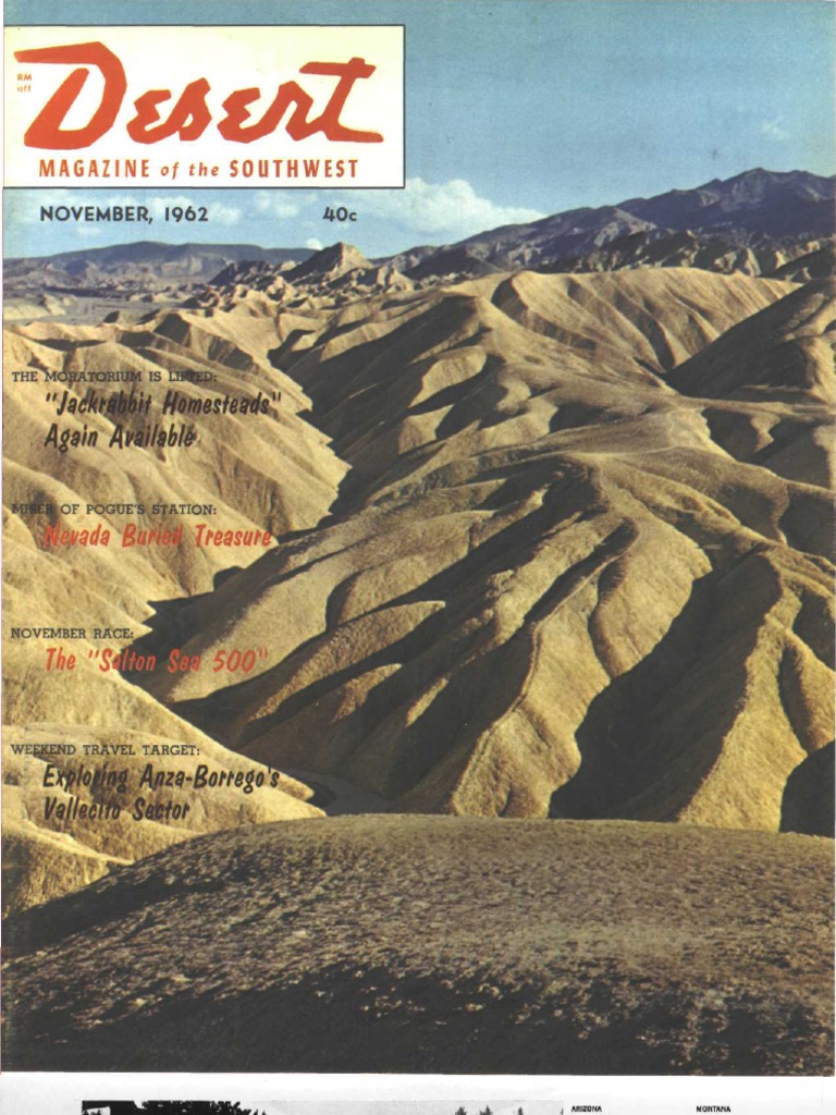 Desert Magazine 1962 November | PDF | Christmas And Holiday Season ...