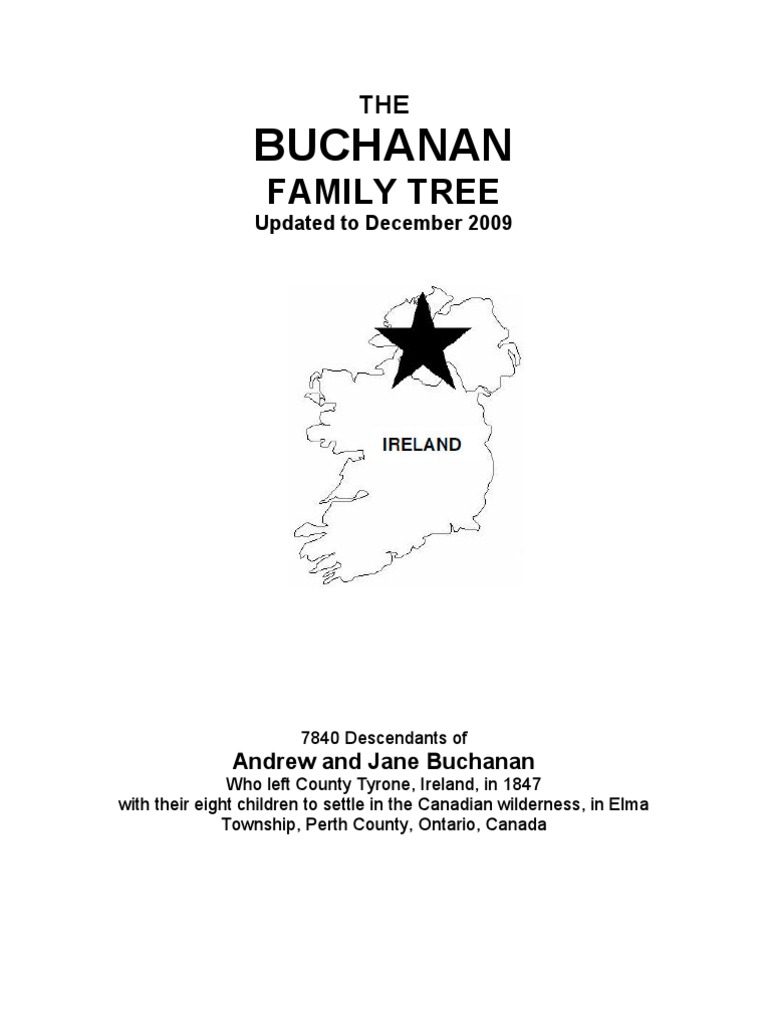 Buchanan Family Tree Overview | PDF