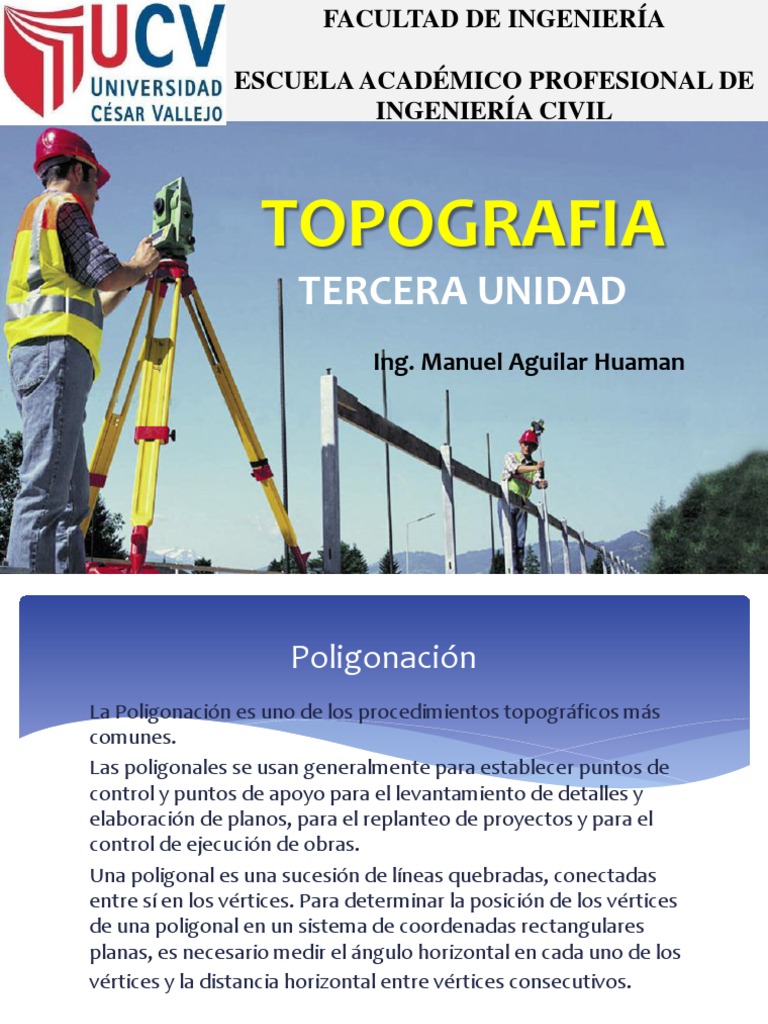 Curso de Topografia Tercera Unidad | PDF