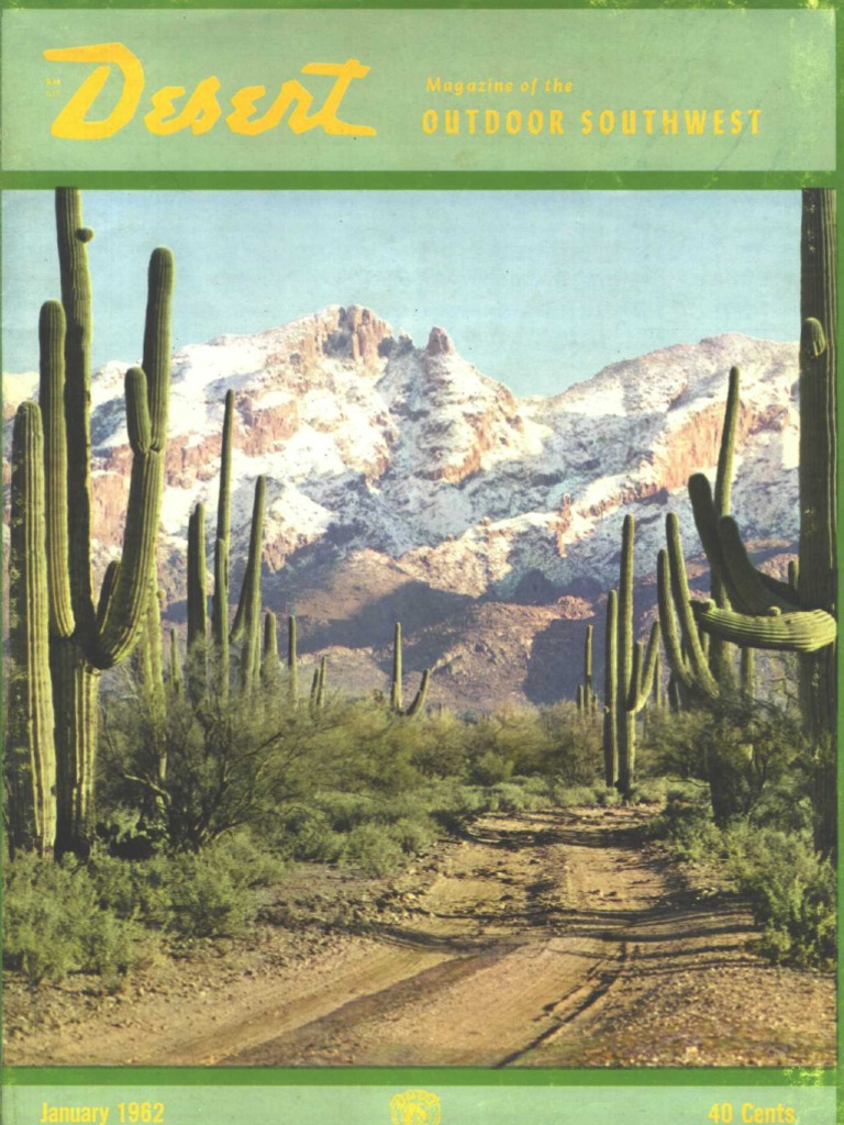 Desert Magazine 1962 January | PDF | Phoenix | Nature
