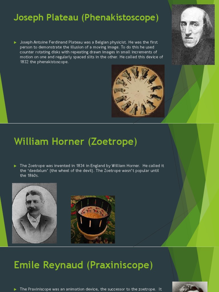 Joseph Plateau Phenakistoscope | PDF | Camera | Film Theory