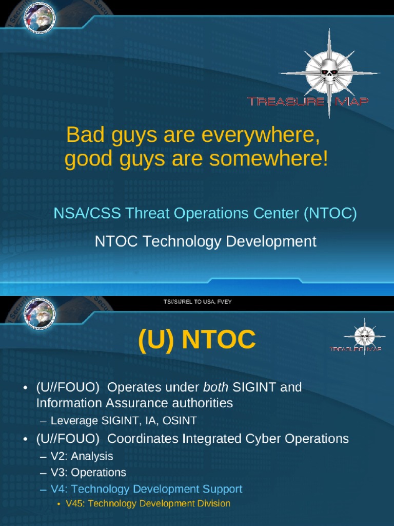 NSA Treasure Map Presentation | PDF