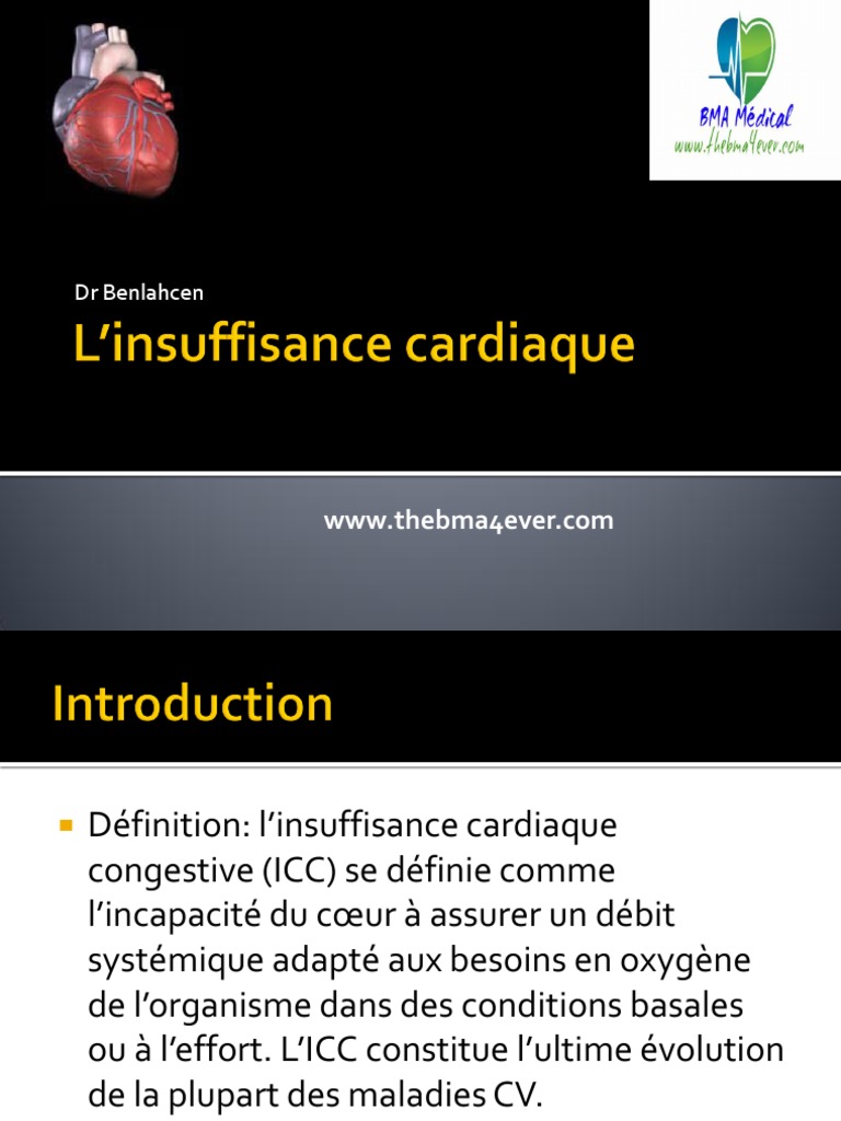 L'insuffisance Cardiaque | PDF | Insuffisance cardiaque | Cœur