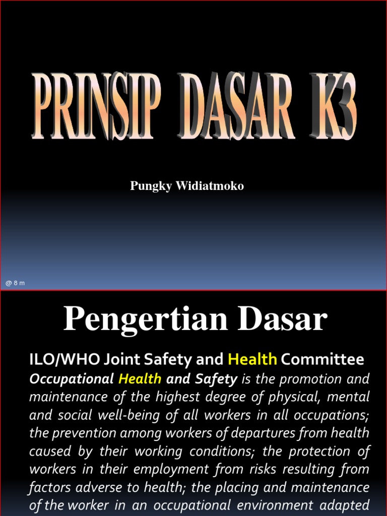 Prinsip Dasar K3 | PDF